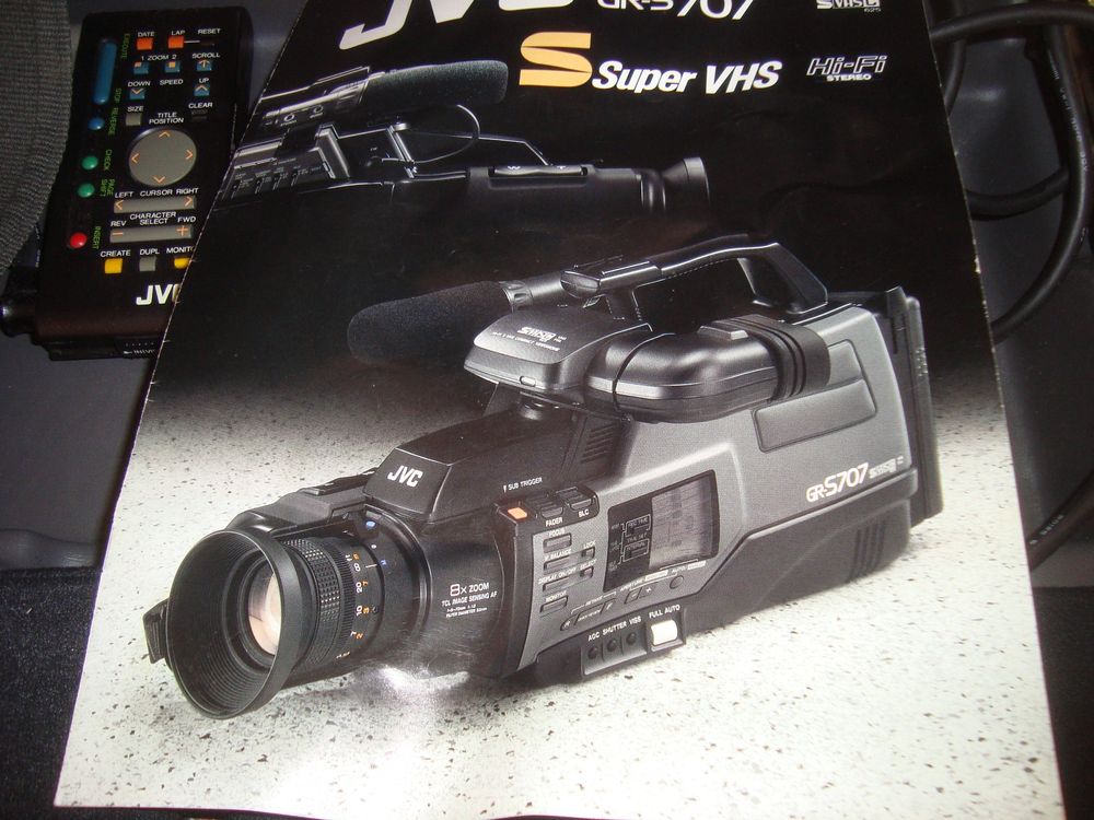 JVC videomovie Camera GR-S707 Super VHS Hi-Fi Stereo Occasio (Gebraucht ...