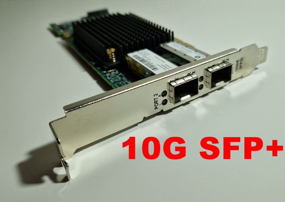HP/HPE NC552SFP 10G/GB SFP+ 614201-001 PCIe NIC Dual Port (Gebraucht ...