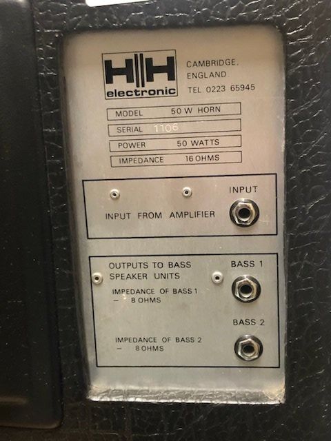 HH electronic Horn 50 W PA Lautsprecher passiv British vinta | Kaufen ...