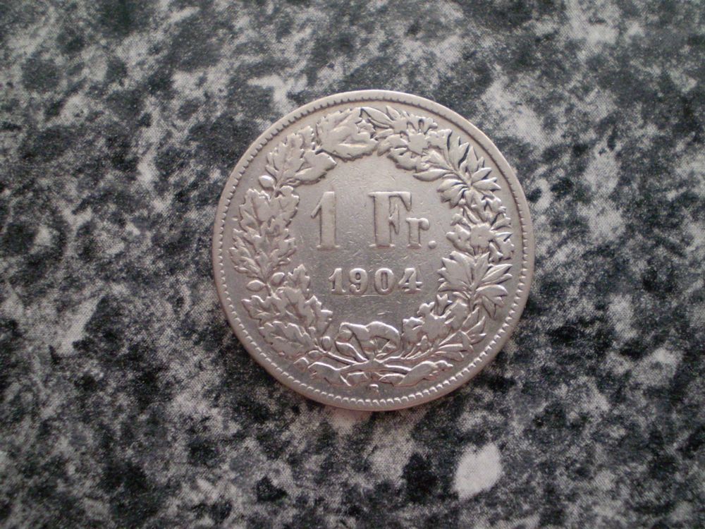 1 Fr.1904 !!! Rar !!! ab 1.- !!! (Gebraucht) in Dierikon für CHF 4 – mit Lieferung auf Ricardo ...