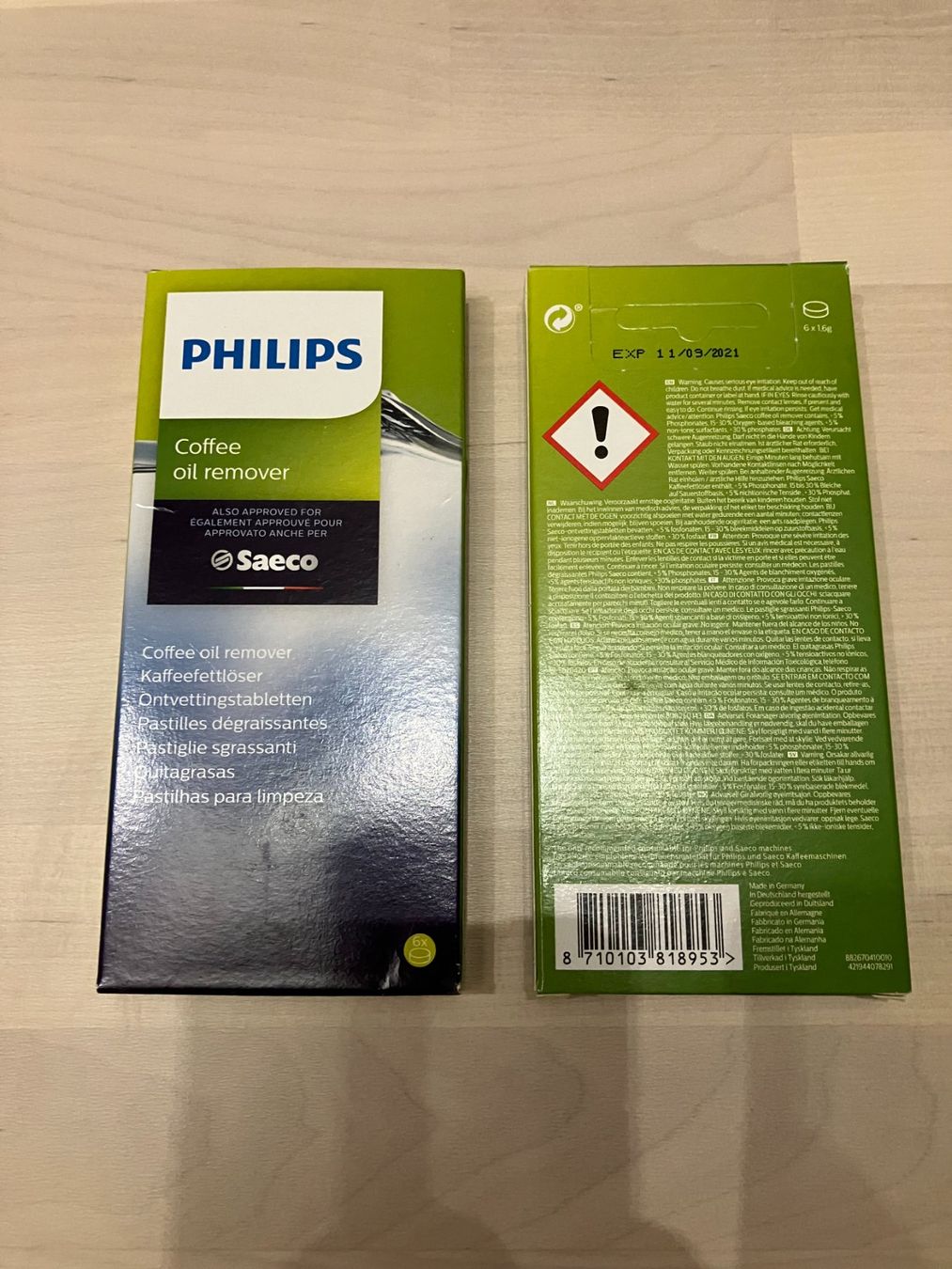 Philips Coffee oil remover, Saeco Aqua Clean Calc & Water Fi (Neu und ...