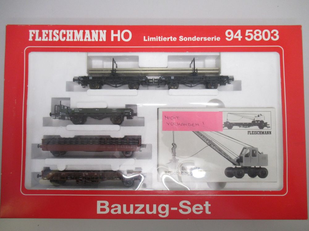 Fleischmann 94 5803 Bauzugset HO / DC (Gebraucht) in Basel für CHF 35 ...