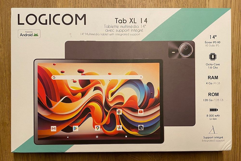 Logicom Tablet XL 14 Zoll, Android, 128 GB mit Hülle (Gebraucht) in ...