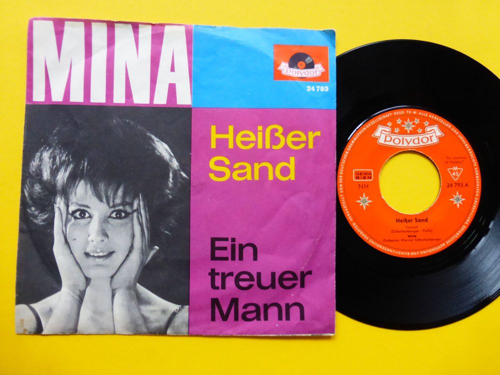 Mina – Heißer Sand / Ein Treuer Mann (Gebraucht) in Zürich für CHF 3 – mit Lieferung auf Ricardo ...
