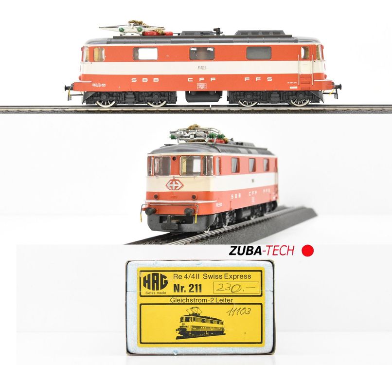 HAG 211 E-Lok Re 4/4 II Swiss Express SBB H0 GS Analog OVP (Gebraucht) in St. Gallen für CHF 83 ...