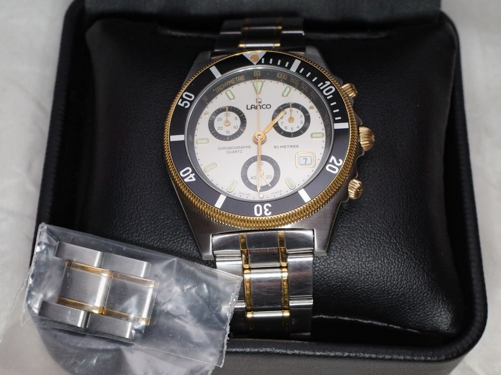 LANCO Chronograph 40mm ETA Quartz Armbanduhr inkl. Batterie (Gebraucht ...