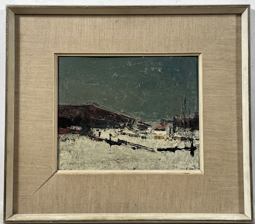 Walter Mafli (1915-2017) Gemälde - Winterlandschaft | Kaufen auf Ricardo
