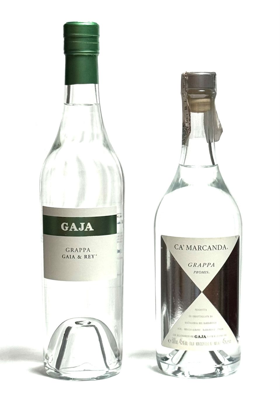 2 x GRAPPA ANGELO GAJA: PROMIS & GAJA E REY (Nuovo e nell'imballaggio ...
