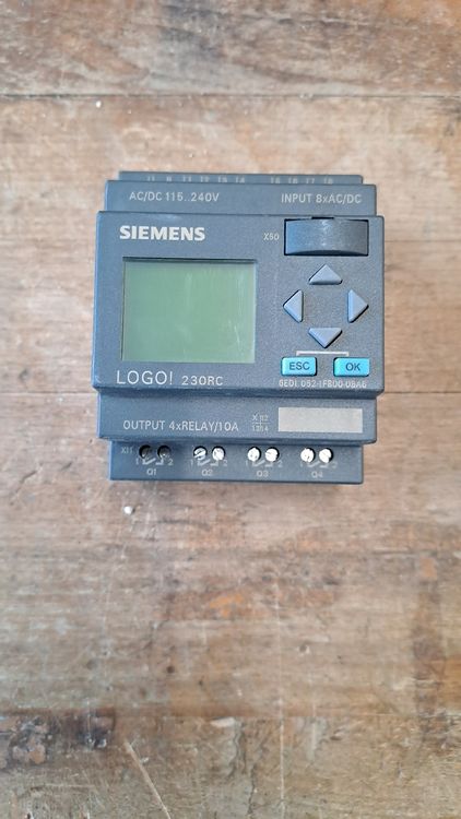 Siemens LOGO 230RC, 6ED1 052-1FB00-0BA6 (Gebraucht) in Stachen für CHF ...