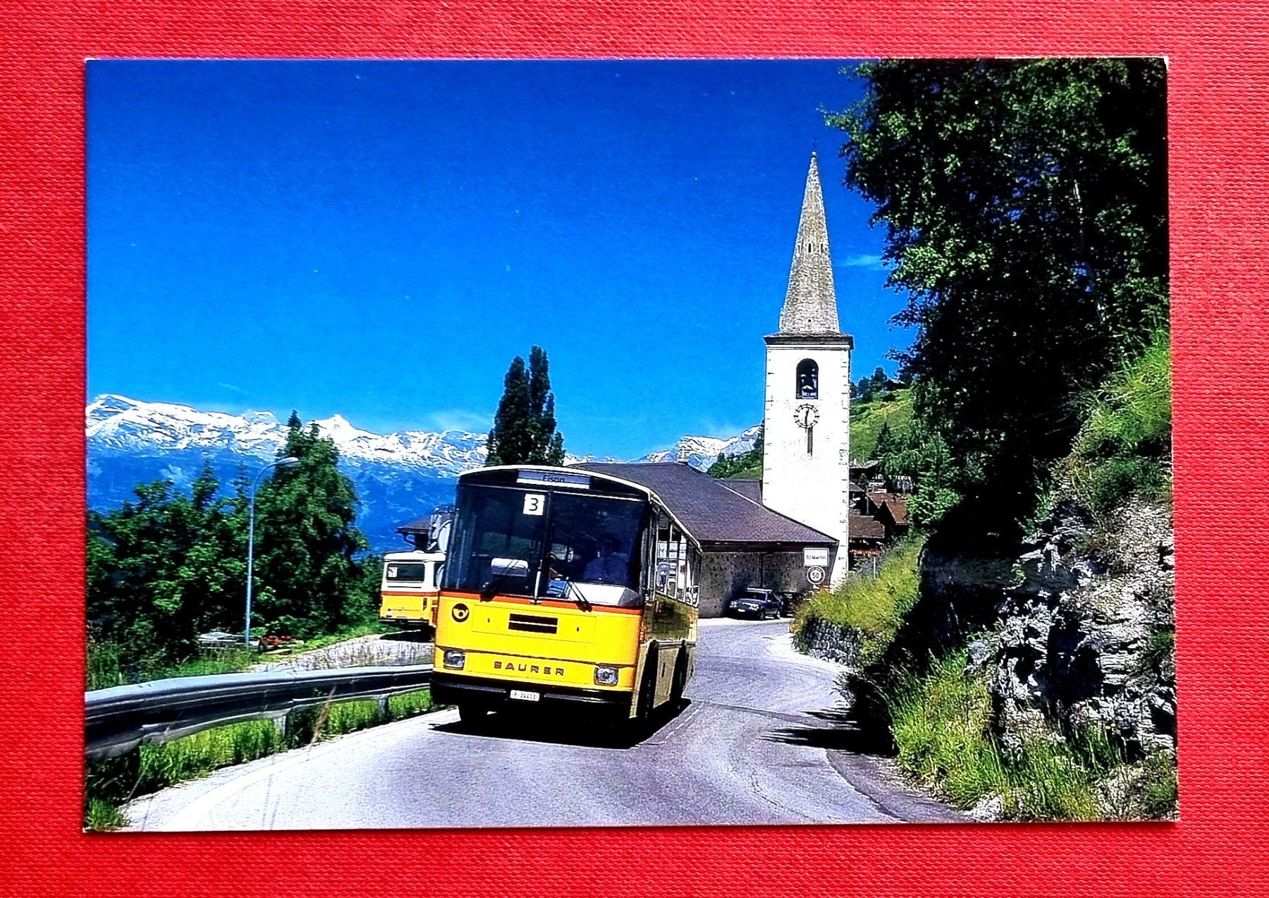 St. Martin (VS) - Postauto SAURER nach Eison (Gebraucht) in Rothrist ...