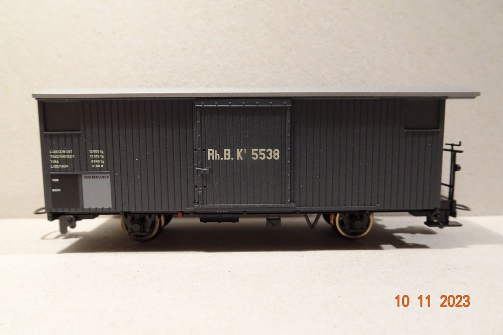 1 Wagon ancien Bemo HOm RhB K1 5538 (Neu und originalverpackt) in für ...
