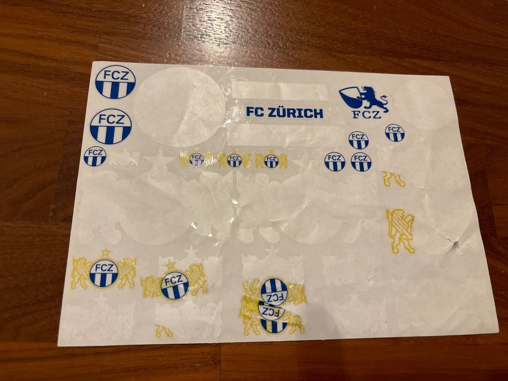 FCZ Sticker Sammlung Fussball Zürich Fanartikel diverse (Gebraucht) in ...