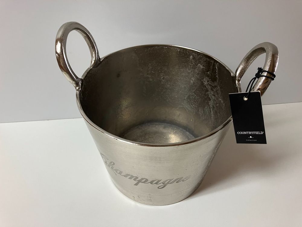 stylischer Champagner bzw. Weinkühler aus Stahl NEU ab 1.-Fr (Neu (gemäss Beschreibung)) in ...