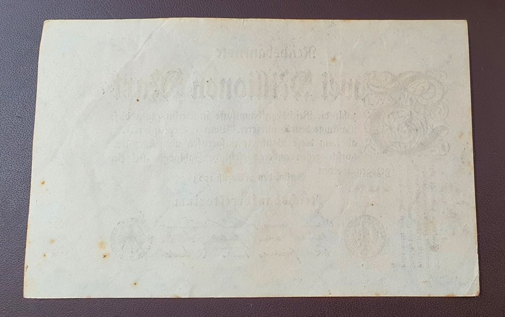 Reichsbanknote Hundert Mark 1920 & Zwei Millionen Mark 1923 | Kaufen ...