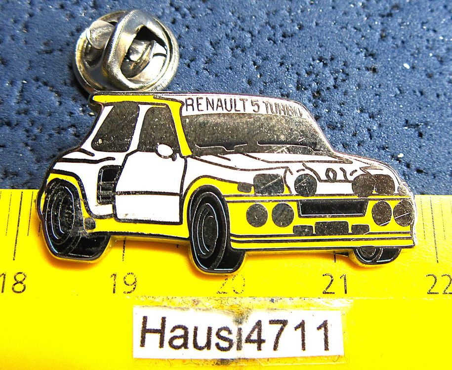 RENAULT 5 TURBO AUTO PIN ENAMEL TOP-QUALITÄT 36mm | Kaufen auf Ricardo