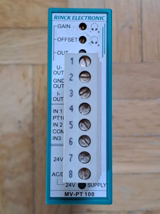 Rinck Electronic MV-PT 100 Messumformer 24V DC (Gebraucht) in ...