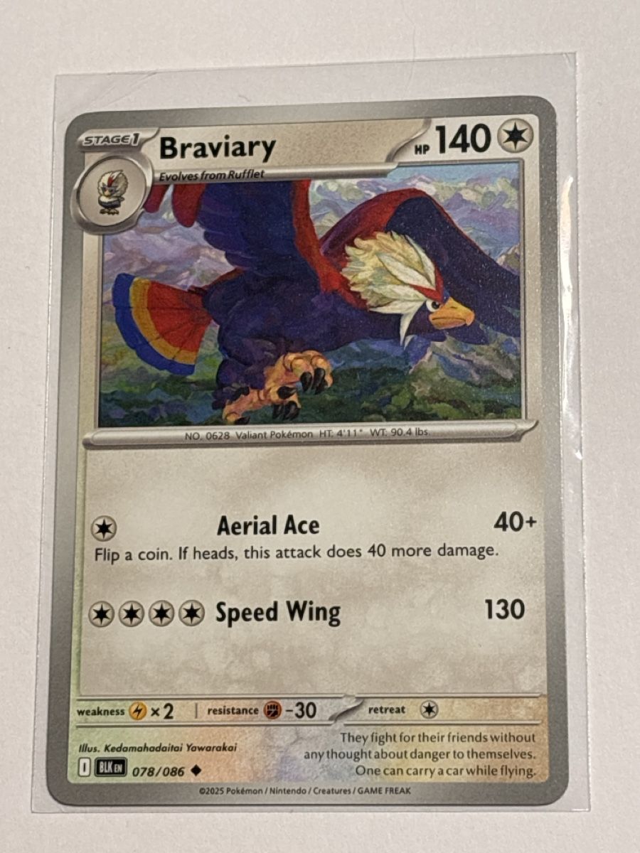 Braviary 078/086 Black Bolt EN (Neu (gemäss Beschreibung)) in Zürich für CHF 3 – mit Lieferung ...