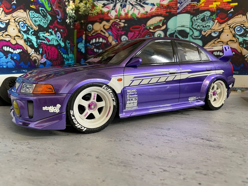 Tamiya Mitsubishi Evo V Purple Edition | Kaufen auf Ricardo