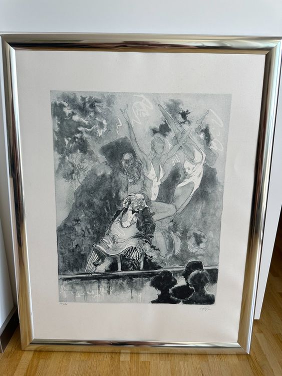 Hans Fitze (1943) Farblithographie, signiert nummeriert (Gebraucht) in Zürich für CHF 50 – nur ...