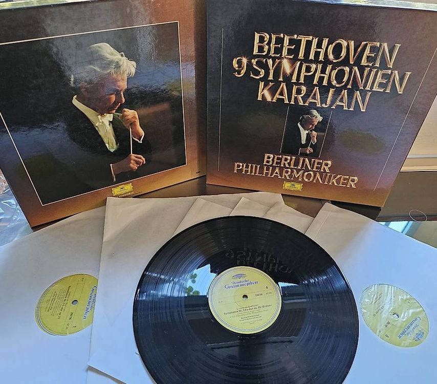 Herbert Karajan Ludwig van Beethoven alle 9 Symphonien Vinyl (Gebraucht ...