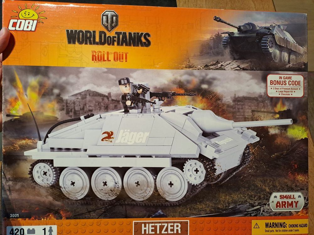 Cobi 3001 Hetzer (World of Tanks) Panzer NEU / OVP (Neu und ...
