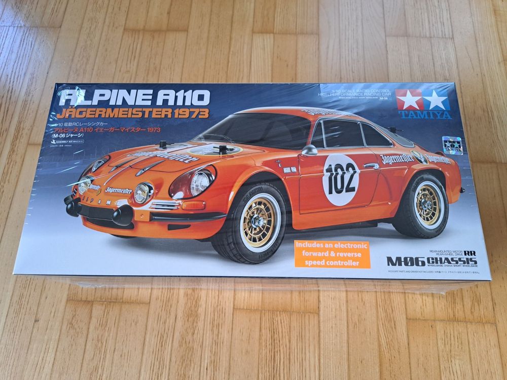 Tamiya RC 1/10 Renault Alpine Jägermeister (Art.-Nr. 58708) (Neu und ...