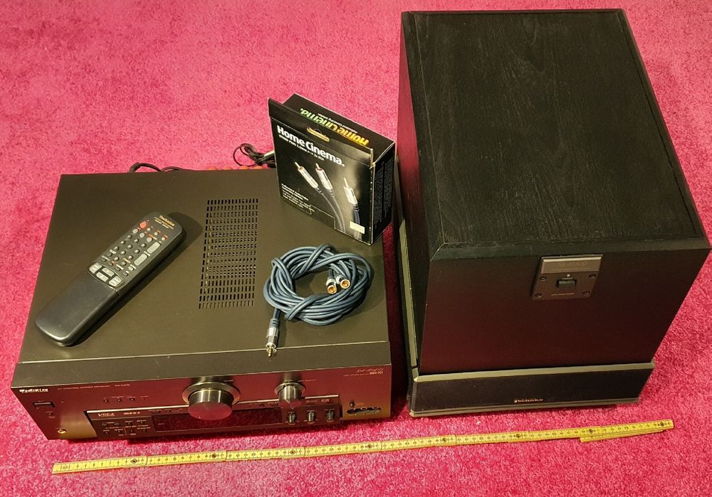 Technics Stereo Reciever, Subwoofer, Anschlussk. + Fernbed. (Gebraucht ...