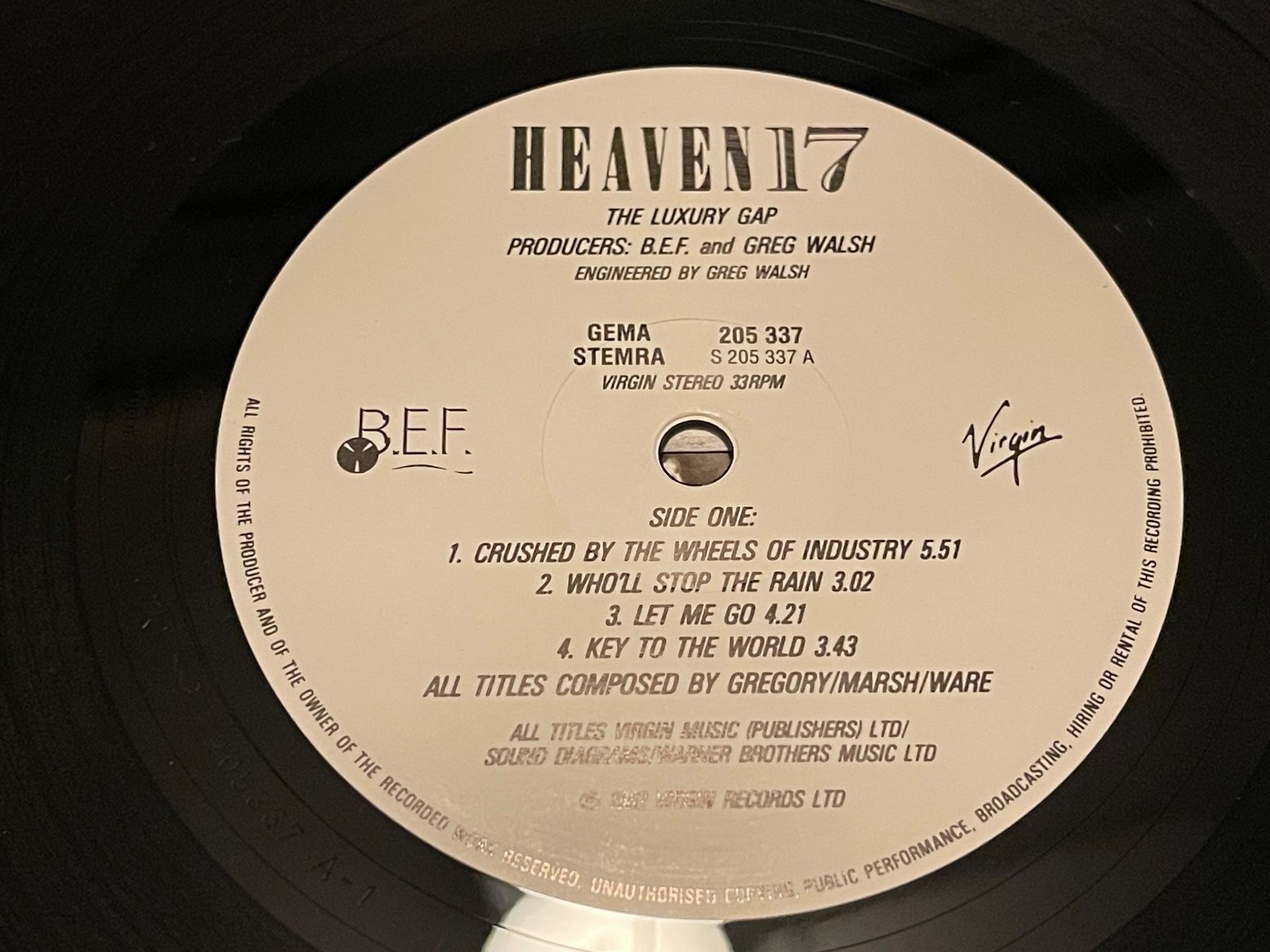 Heaven 17 - The Luxury Gap (Neu (gemäss Beschreibung)) in Zürich für CHF 5 – mit Lieferung auf ...
