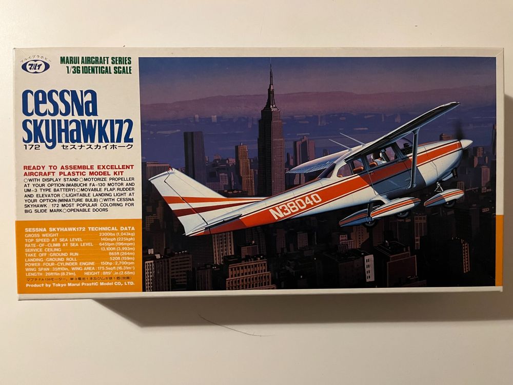 Marui Aircraft Serie: 1/36: Cessna Skyhawk 172 (Neu (gemäss ...