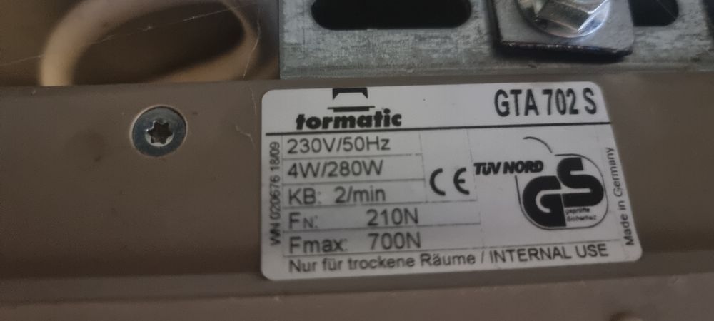 Torantrieb Tormatic GT702S (Gebraucht) in Beromünster für CHF 20 – nur ...