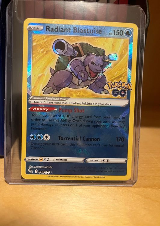 Pokémon GO Radiant Blastoise 018/078 | Kaufen auf Ricardo