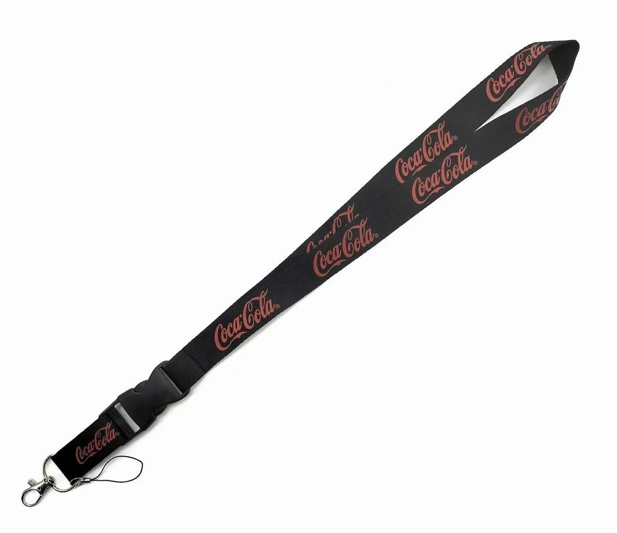 Coca Cola Lanyard / Schlüsselband schwarz (Neu (gemäss Beschreibung ...