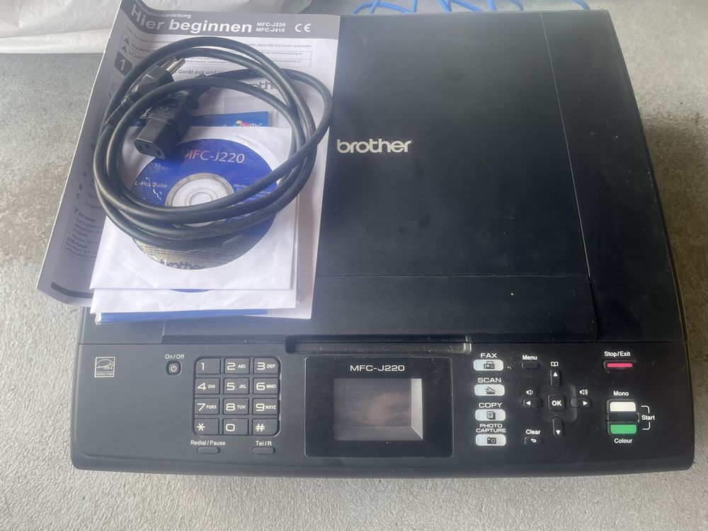 Brother MFC-J220 Multifunktionsdrucker (Tinte) (Gebraucht) in Münchenstein für CHF 1 – mit ...