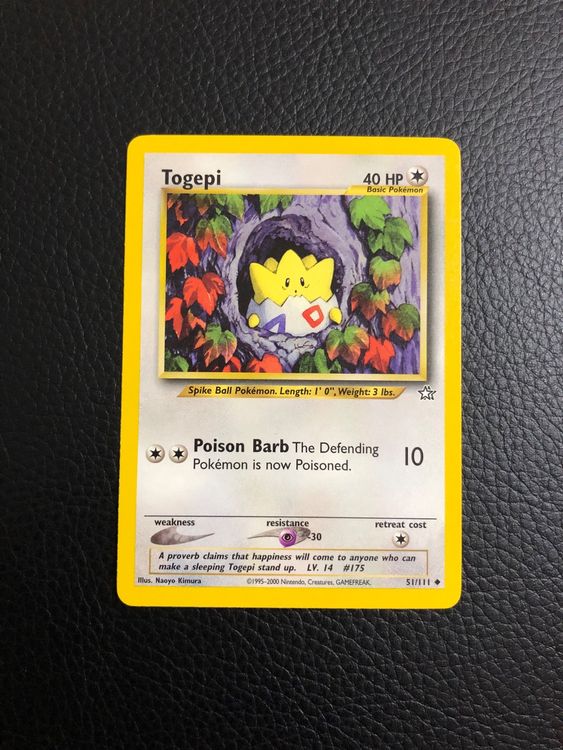 Neo Genesis Togepi 51/111 Ab 1 (Gebraucht) in Paradiso für CHF 1 – mit ...