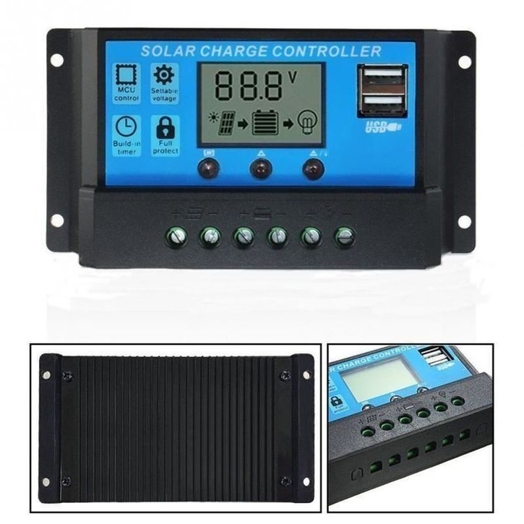 Solar Laderegler 30A LCD Solarregler (Neu (gemäss Beschreibung)) in für ...