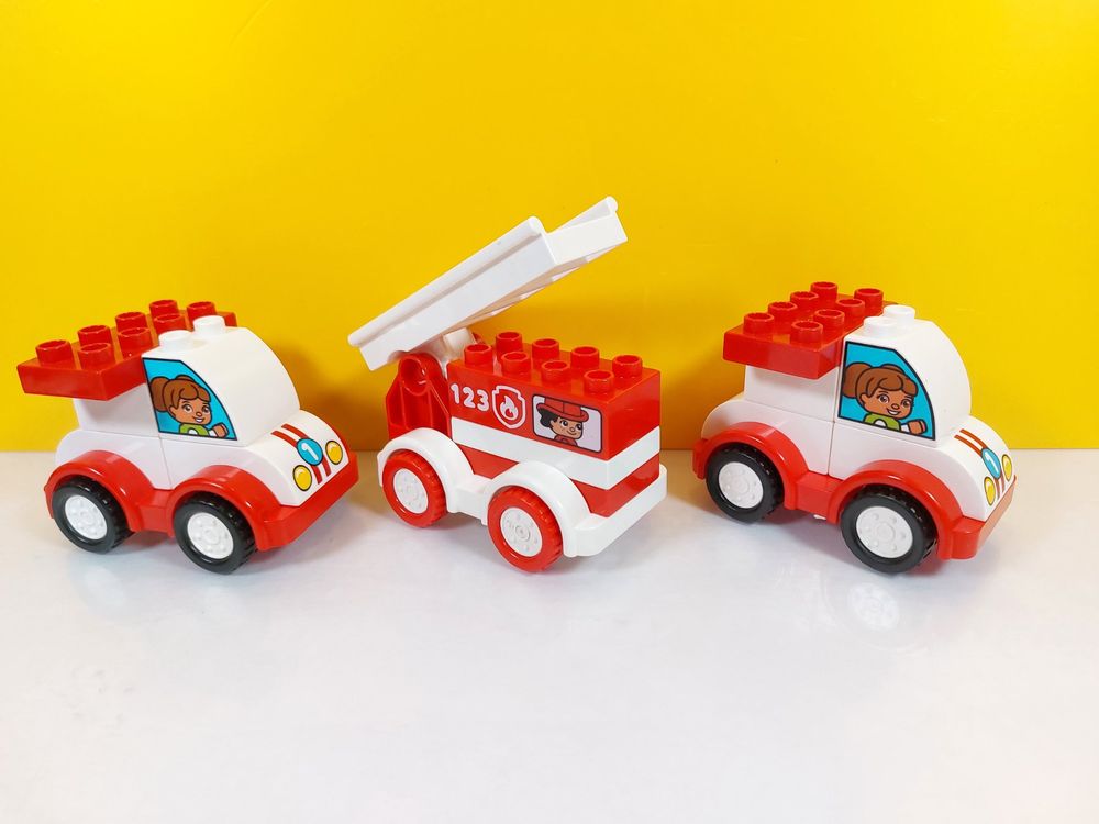 Lego Duplo 2x 10860 Erstes Rennauto + 10917 Feuerwehrauto | Kaufen auf ...