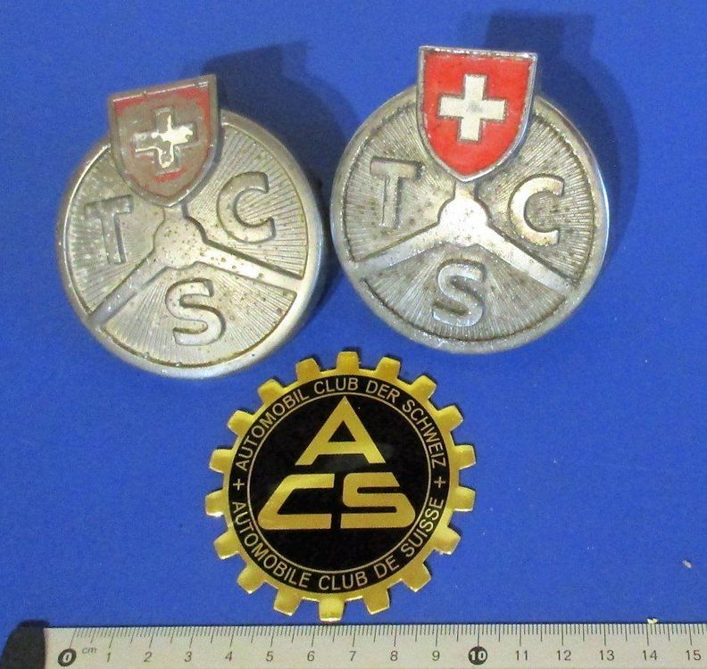 ACS Plakette Emblem TCS Plakette Emblem (Gebraucht) in für CHF 20 – mit ...