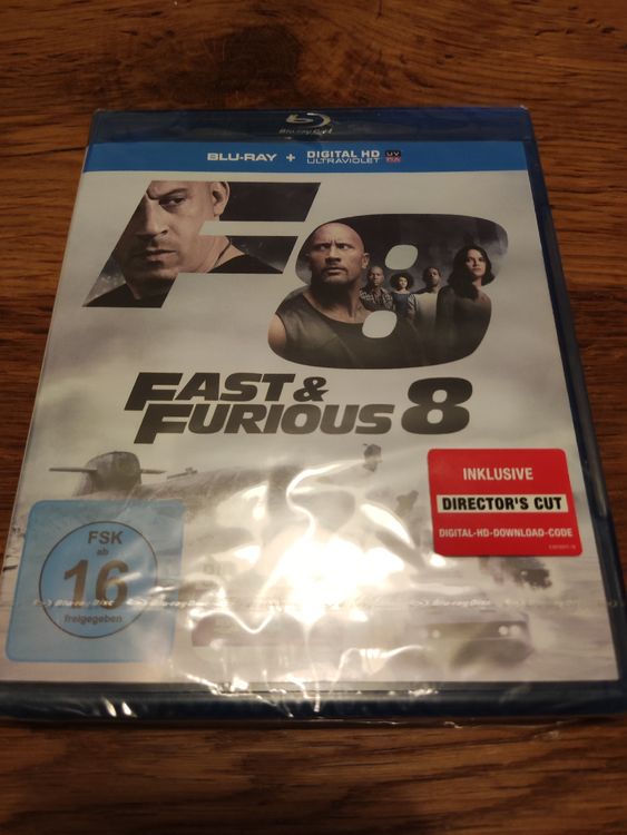 Fast & Furious 8 (Blu-ray) Neu und OVP (Gebraucht) in Oberembrach für CHF 7 – mit Lieferung auf ...