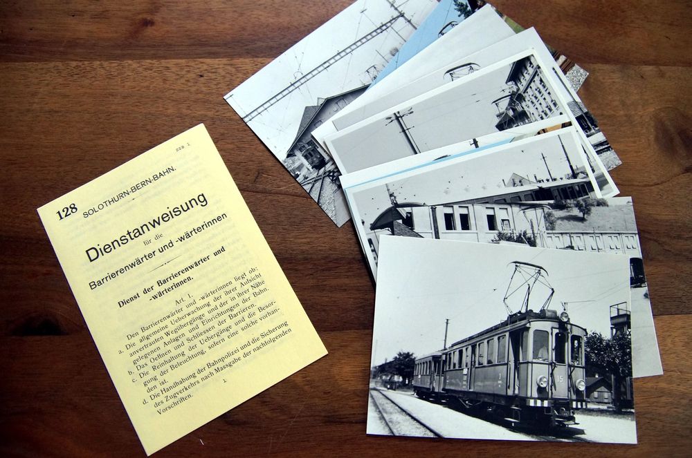 128 Solothurn-Bern-Bahn - E.B. Leutwiler - AK-Serie (Gebraucht) in Schönenwerd für CHF 10 – mit ...