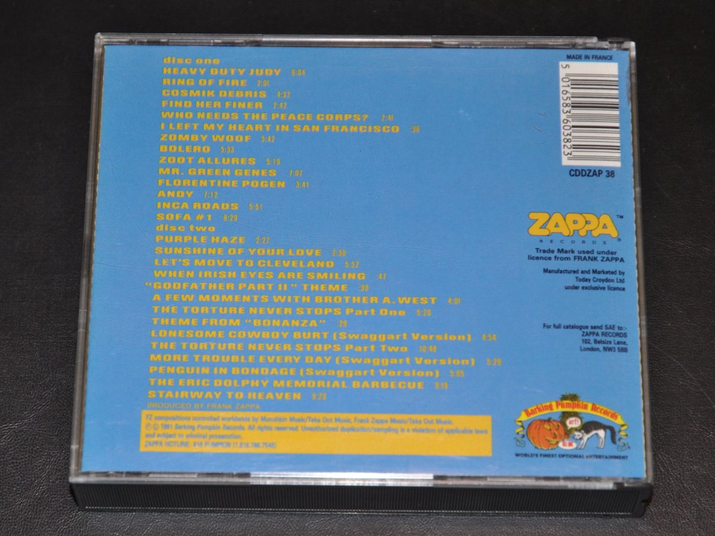 Doppel-CD Zappa - The Best Band You Never Heard in Your Life (Gebraucht ...