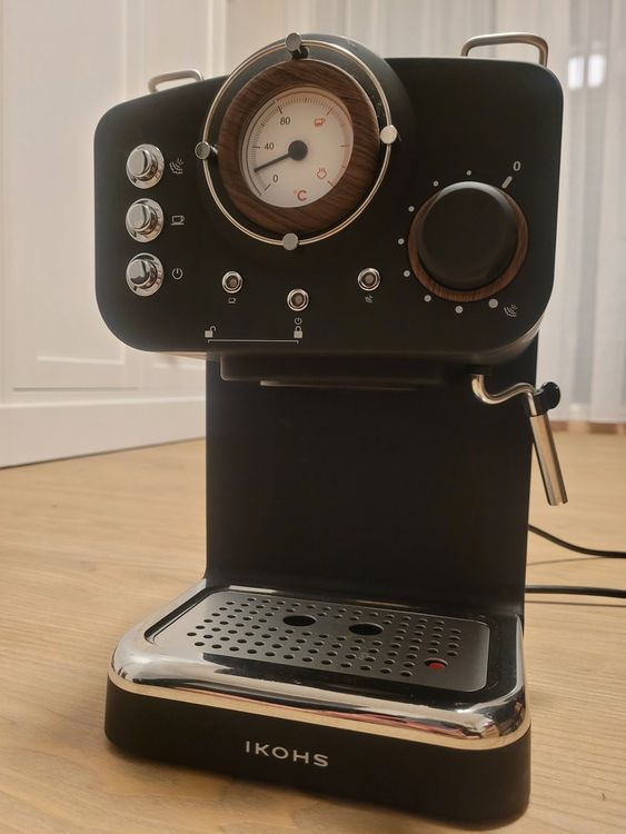 IKOHS (CREATE) Thera Retro Siebträgerkaffeemaschine (Gebraucht) in für ...