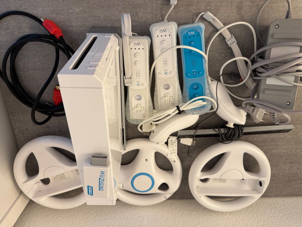 Nintendo Wii Set mit Mario Kart & Zubehör – Bald Vintage! (Gebraucht ...