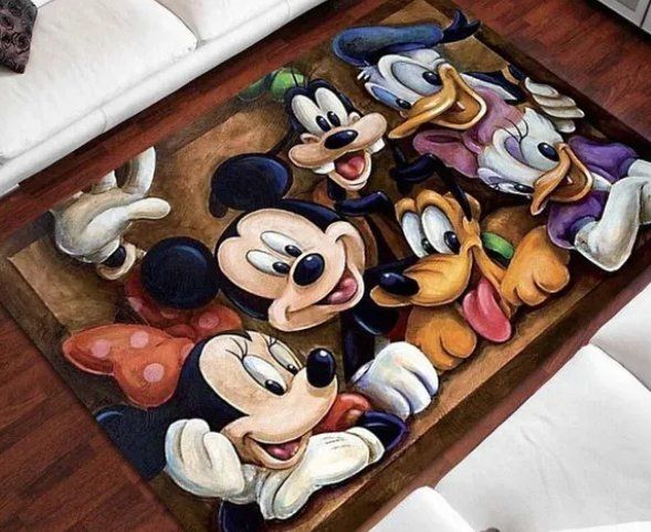 kleiner Disney Teppich 60cm x 40cm Mickey Maus , Donald usw | Kaufen ...