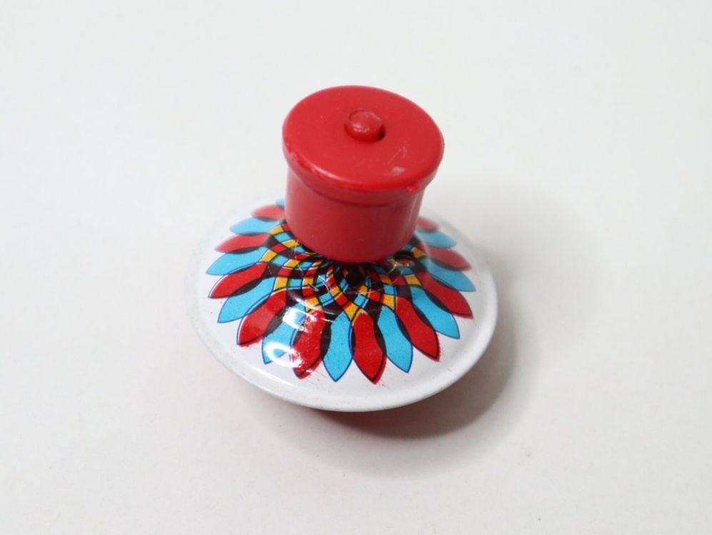 60's Blech Kreisel zum aufziehen unbespielt | Kaufen auf Ricardo