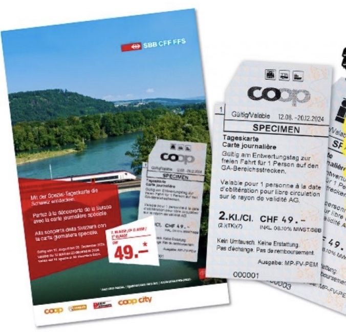 SBB Tageskarte GA (Neu (gemäss Beschreibung)) in Schlieren für CHF 71 ...