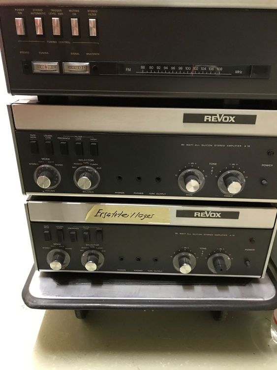 Revox A77 Tonbandgerät inkl. Verstärker A78 und Tuner A76 (Defekt) in Richterswil für CHF 250 ...