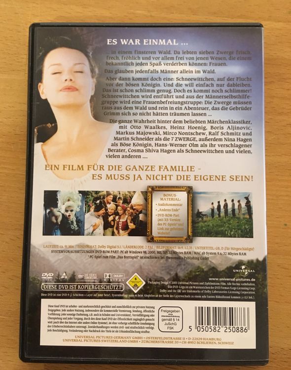 DVD 7 Zwerge Männer allein im Wald | Kaufen auf Ricardo