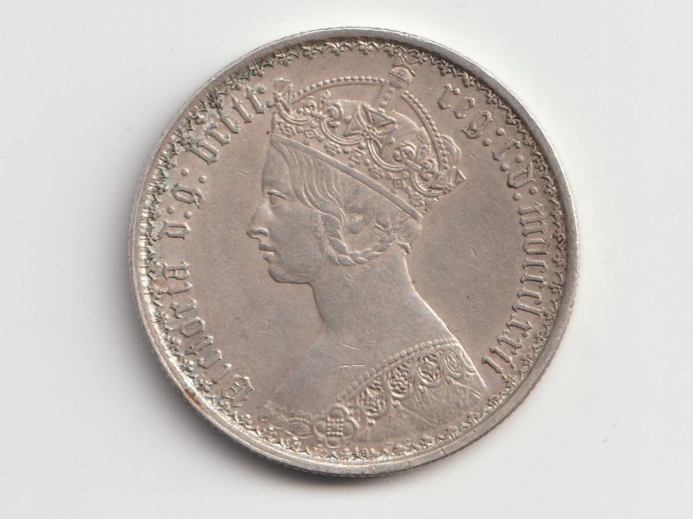 1872 Gothic Florin mdccclxxii Victoria England Silber Münze (Gebraucht ...