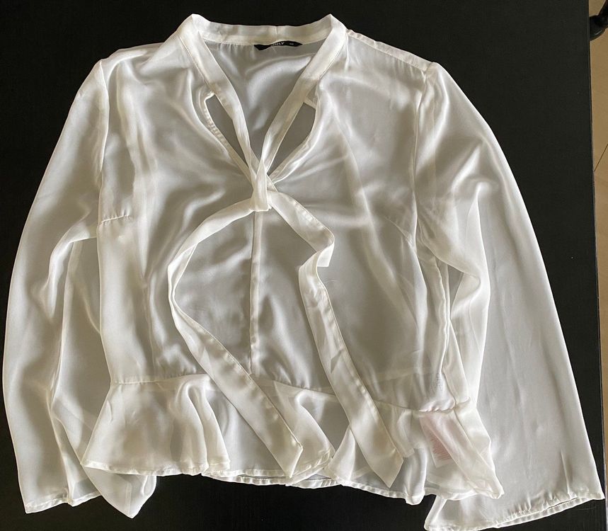 Top ONLY Grösse 40 durchsichtig transparent weiss (Nr. 2) (Gebraucht ...