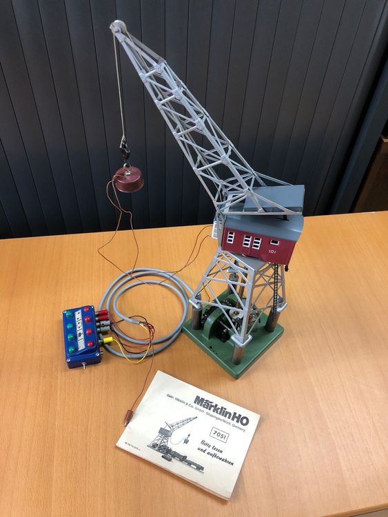 Märklin 7051, elektr. Drehkran umgebaut für Unterflurmontage (Gebraucht) in Hinwil für CHF 82 ...